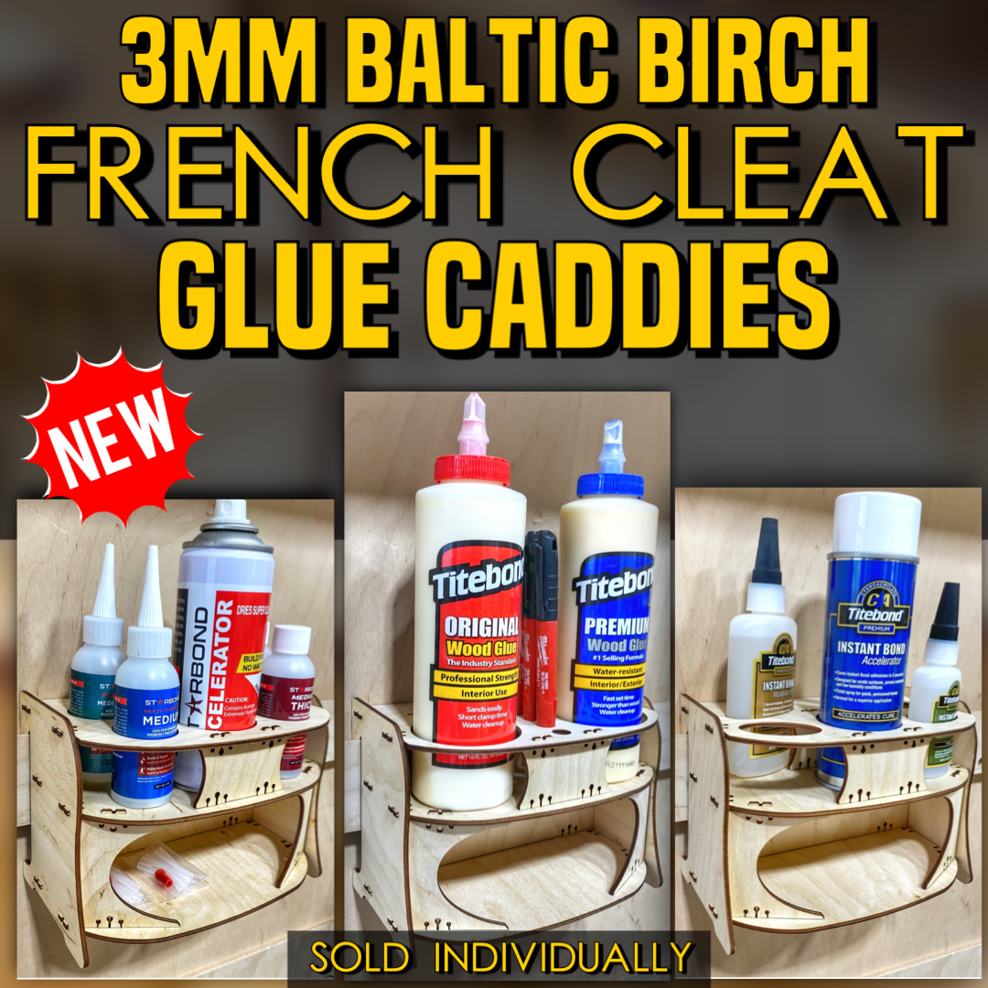 BALTIC BIRCH Glue Caddy with French Cleat – A Glimpse Inside