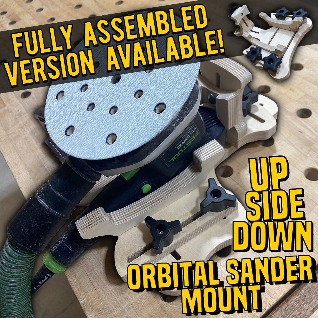 The "ORIGINAL" Upside Down ORBITAL SANDER Mount – A Glimpse Inside